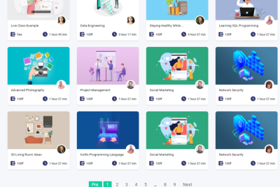 功能强大的国外商业PHP在线教育系统LMS源码/直播课程系统-软希网58soho.cn-资源下载平台